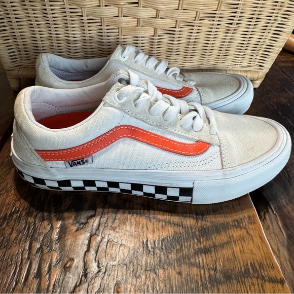 Vans | Shoes | Vans Ultracush Pro Suede Canvas Checkered Sneakers ...